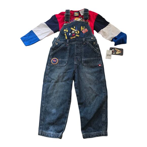 Disney | Matching Sets | Vintage Disney Original Mickey Overalls ...